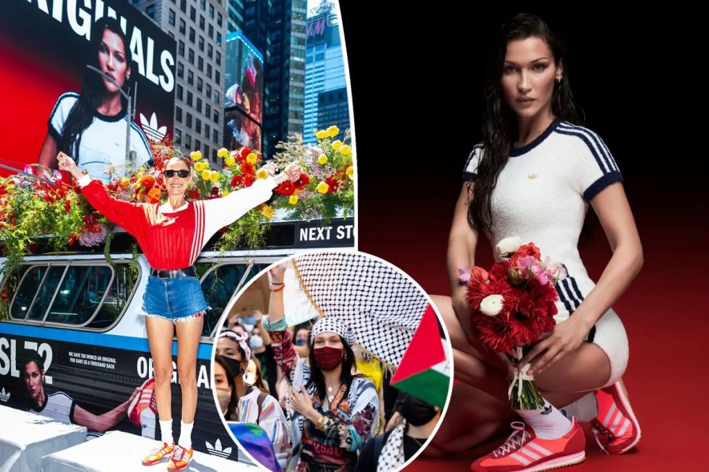 Adidas issues apology to Bella Hadid over controversial ampaign ...
