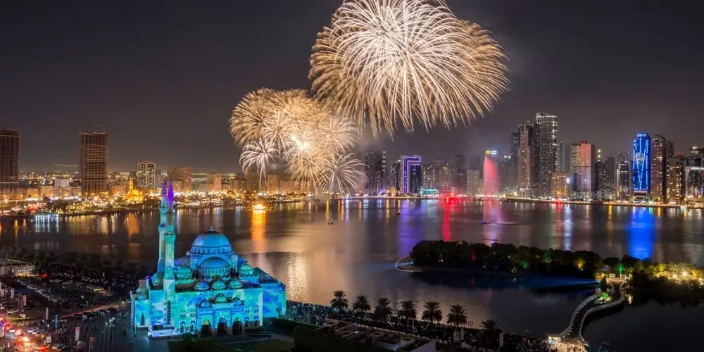 Sharjah lights up for New Year 2025 with fireworks, festivals - SHARJAH ...