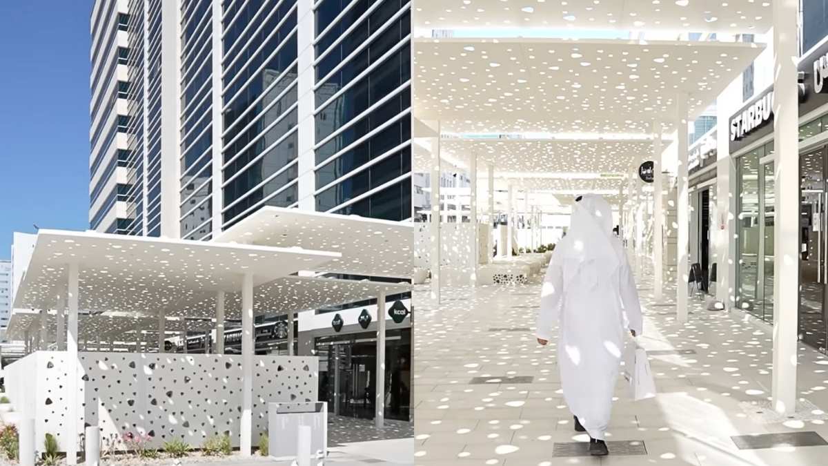 Abu Dhabi: first Air-Conditioned Walkway offers heat relief - SHARJAH NEWS
